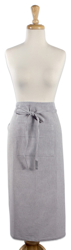 DII Gray Solid Chambray Bistro Apron - Contemporary - Aprons - by ...