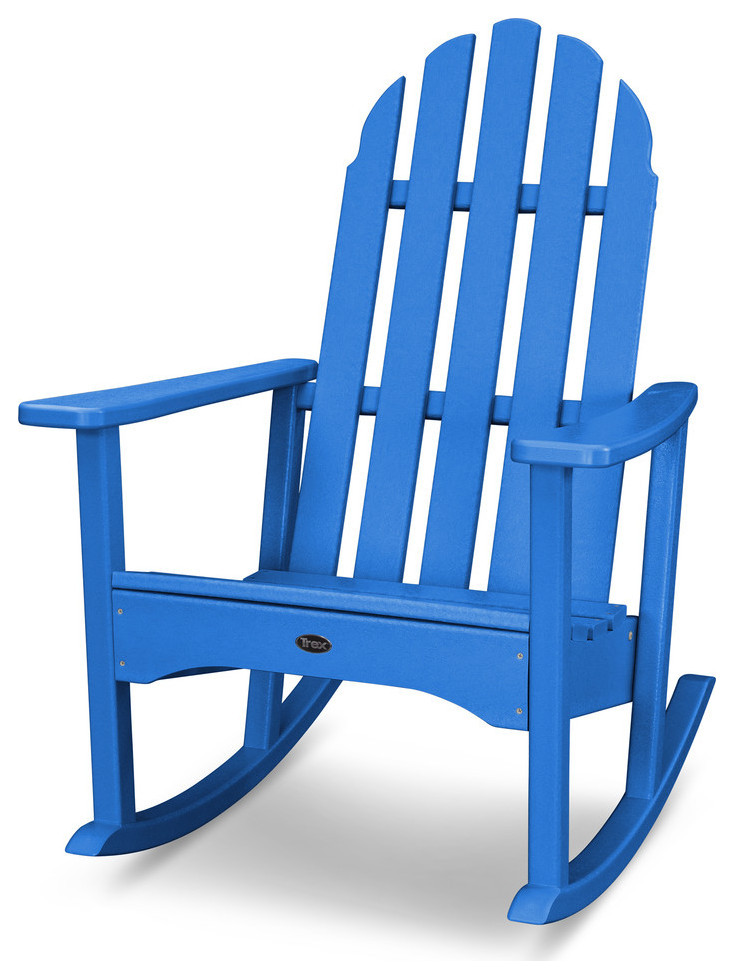 Cape Cod Adirondack Rocking Chair - Contemporary - Outdoor Rocking ...