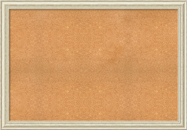Framed Cork Board, Choose Your Custom Size, XL OS Country White Wash ...