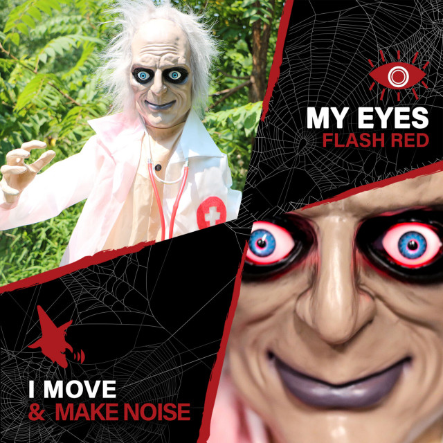 Doctor Scissors 5.4' Animatronic Doctor, Indoor/Covered Outdoor ...