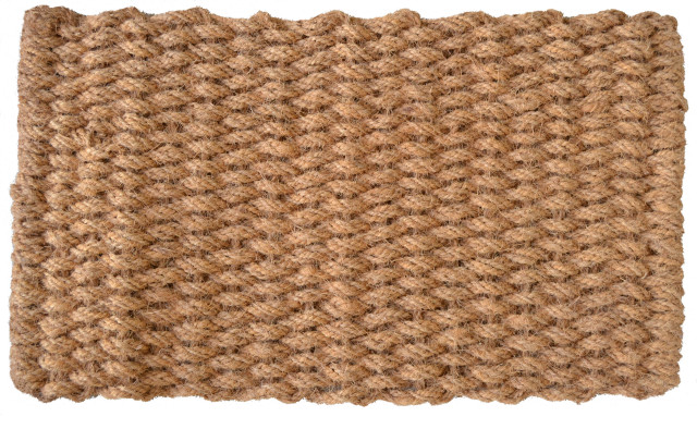 Embedded Rope Mat - Beach Style - Doormats - by Imports Decor Inc. | Houzz