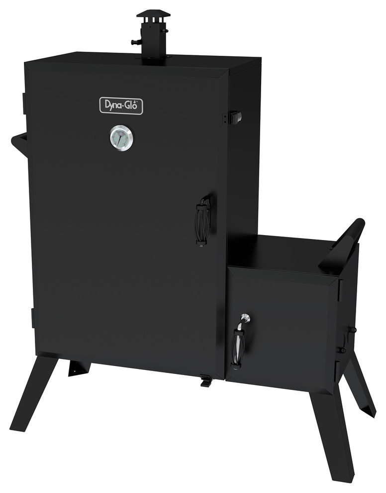 Dyna-Glo Wide Body Vertical Offset Charcoal Smoker - Contemporary ...