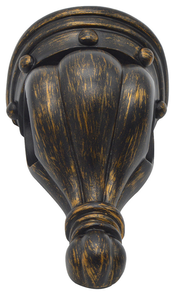Rigaud Drapery Sconce, 1 3/4" Diameter, Single - Traditional - Window ...