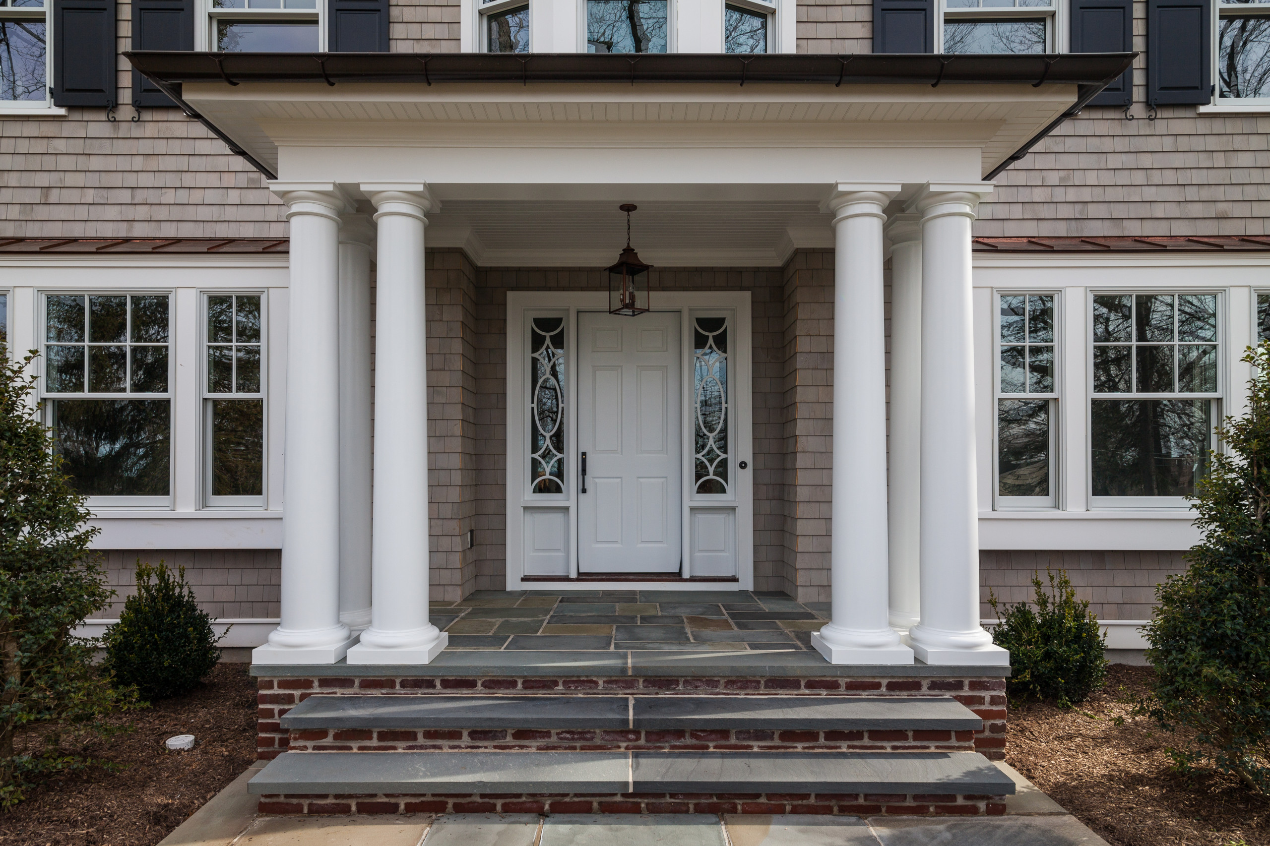 Front House Column Design Large Round Modern Spiral Pillar Design In