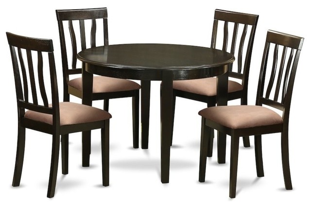 5-Piece Small Kitchen Table Set, Kitchen Table And 4 Kitchen Chairs ...