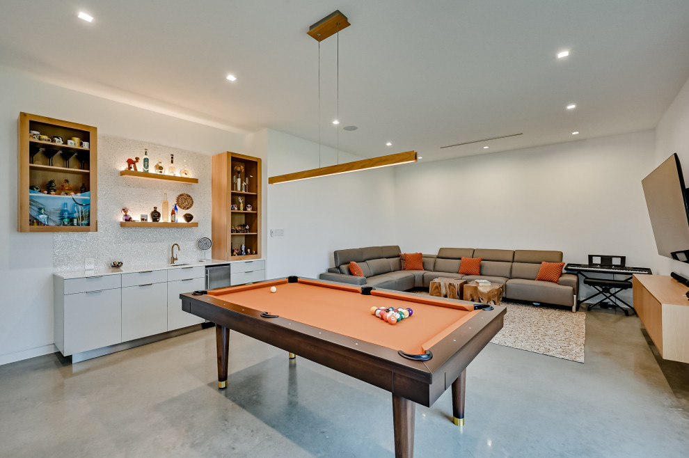 New Custom Modern Home - Modern - Family Room - Dallas - by Boyd Custom ...