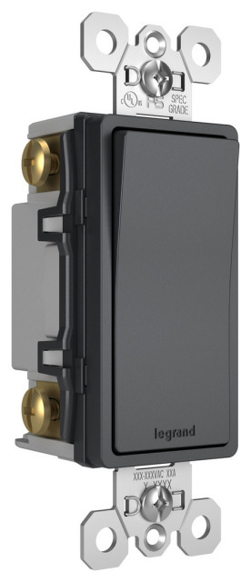 Legrand Radiant 4-Way Switch TM874GCC6, Graphite - Transitional ...