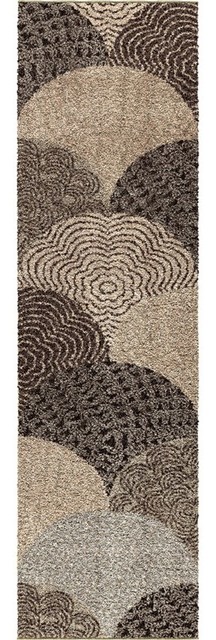 Orian Rugs, Plush Circles Oystershell, Gray, Area Rug, 5'3"x7'6", 1650 ...