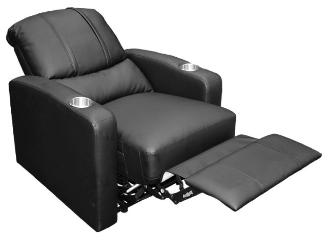Corvette Jake Symbol White Man Cave Home Theater Recliner ...