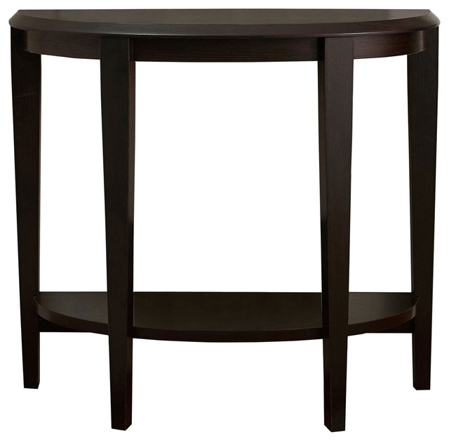 Accent Table Console Entryway Narrow Sofa Bedroom Laminate Brown ...