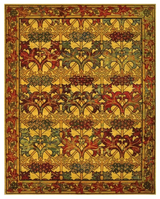 Nourison Timeless Stained Glass Area Rug 5'6"x8', 5'6"x8' - Traditional ...
