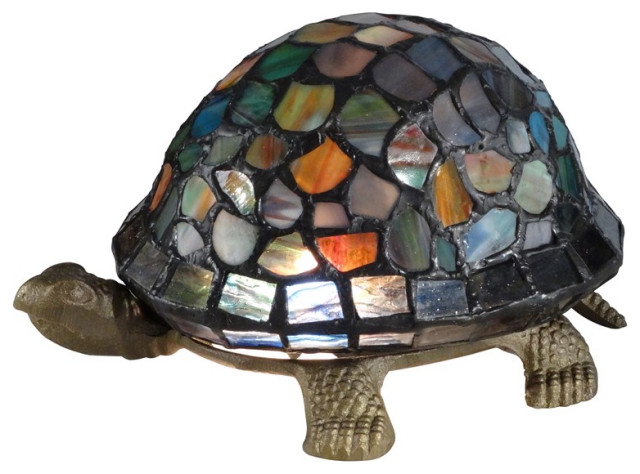 Dale Tiffany Blue Turtle Accent Lamp - Beach Style - Lamps - by ...