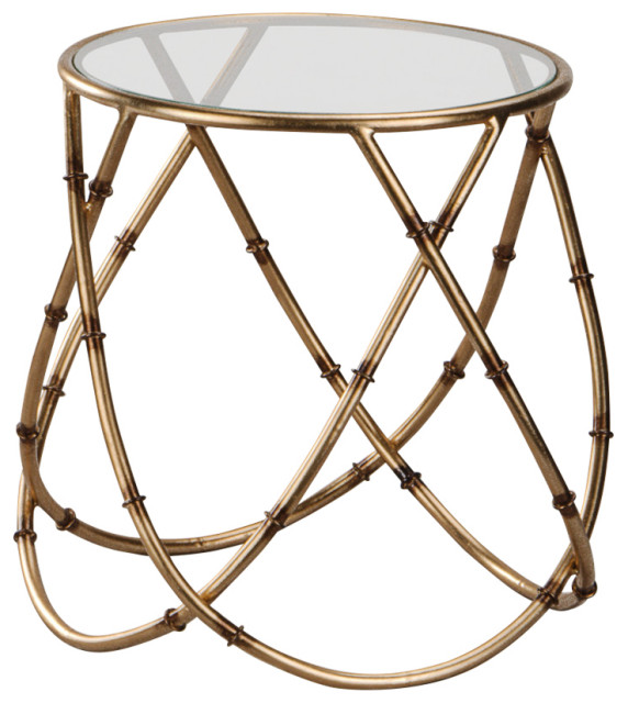 Gyro Bamboo Side Table - Asian - Side Tables And End Tables - by DESSAU ...