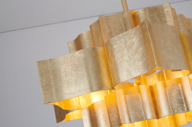 Metal 3-Tier Light Fixture - Contemporary - Pendant Lighting - by ...