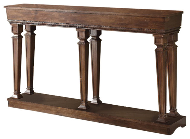 Console Table, Oak Brown - Traditional - Console Tables - by BuyDBest ...