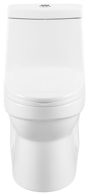 Virage One Piece Elongated Toilet With Touchless Retrofit Dual Flush 1. ...
