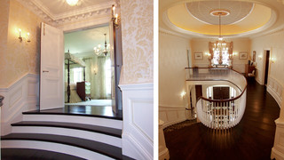 Georgian Style Home Hall - Traditional - Kansas City - by NSPJ ...