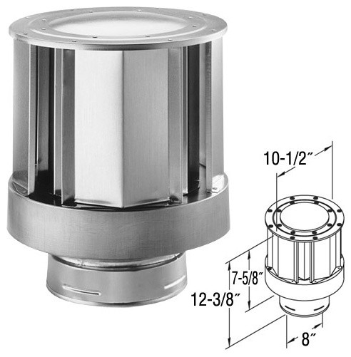 DuraVent 58DVA-VCH 5" Inner Diameter DirectVent Pro Direct Vent ...