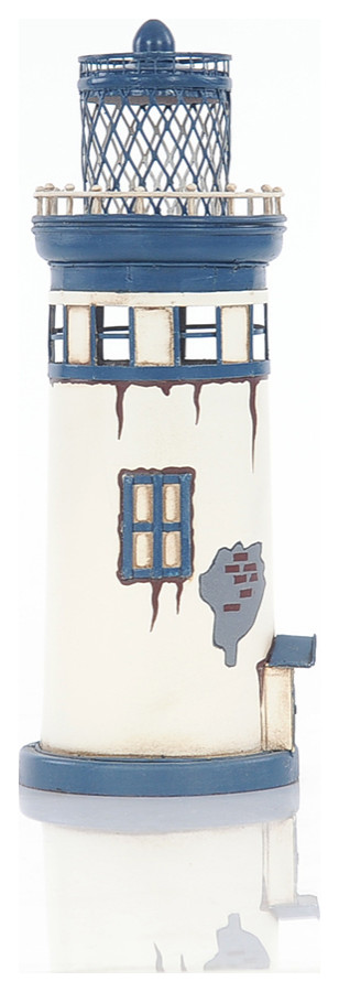 Vintage Lighthouse Handcrafted metal Decor - Beach Style - Decorative ...