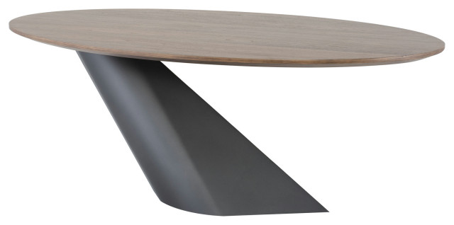 Oblo Walnut Wood Dining Table, HGNE118 - Transitional - Dining Tables ...