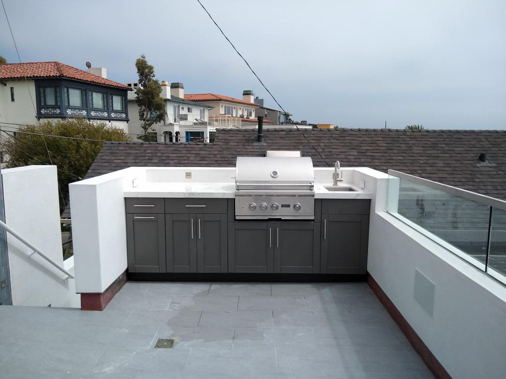 Manhattan Beach Rooftop Kitchen - Beach Style - Deck - Los Angeles - by ...