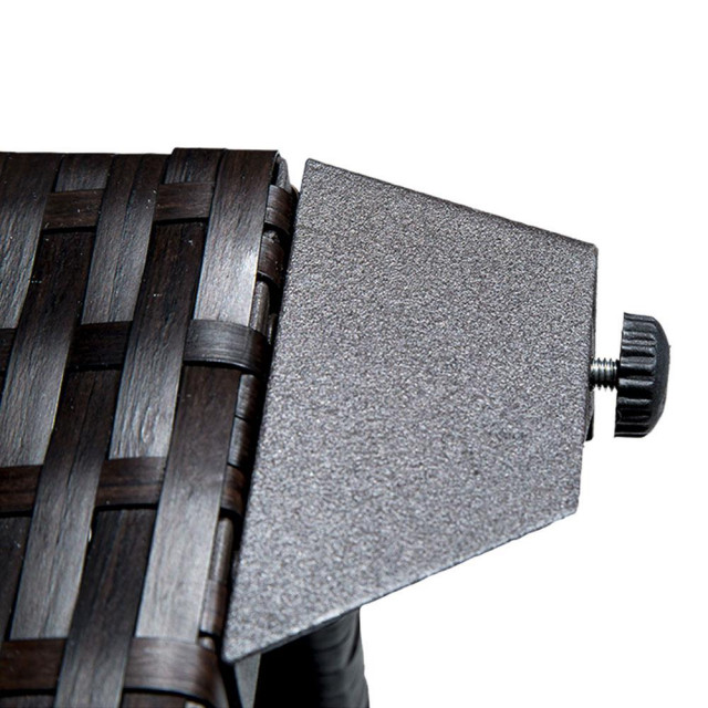 Scandinavian / European-styled recliner and ottoman in Taupe ...