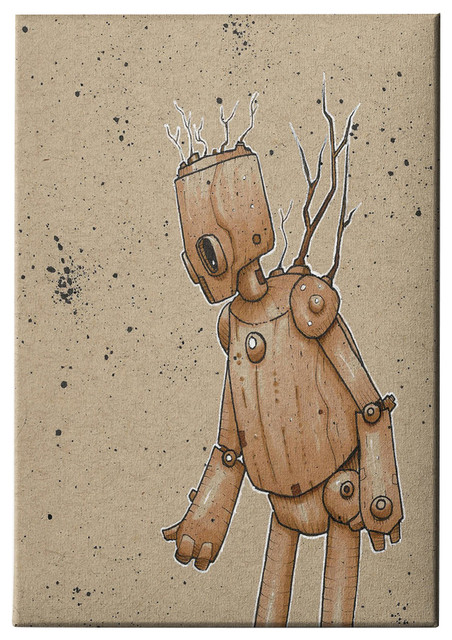 Epic Graffiti "Ink Bot Tree" Giclee Canvas Wall Art, 26"x40 ...