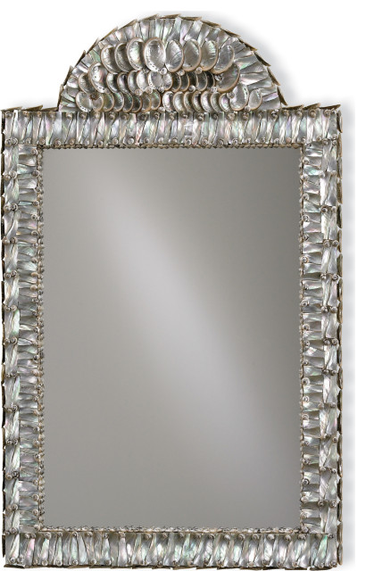 Abalone Mirror - Beach Style - Wall Mirrors - by HedgeApple | Houzz