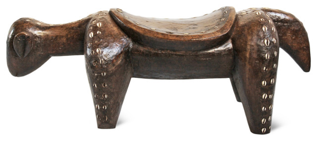 Consigned Antique Senufo Wood Animal Stool - Eclectic - Accent And ...