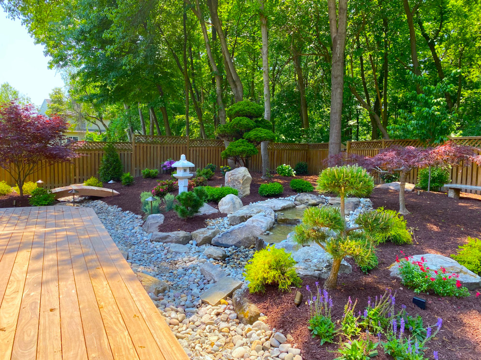 Japanese Garden Design and Installation - Asian - Landscape - DC Metro ...