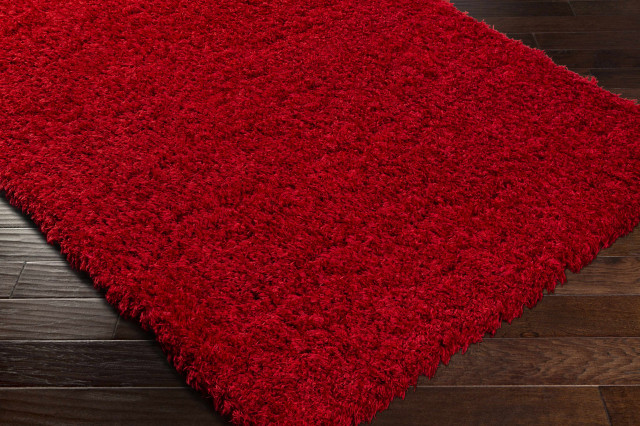 Hauteloom Siari Red Shag Rug - 2'2" x 3'9" Rectangle, 7'10"" x 10 ...
