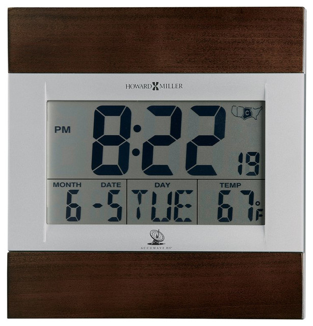 Howard Miller Techtime III Clock - Contemporary - Alarm Clocks - by ... Howard Miller Techtime III Clock - Contemporary - Alarm Clocks - by ...