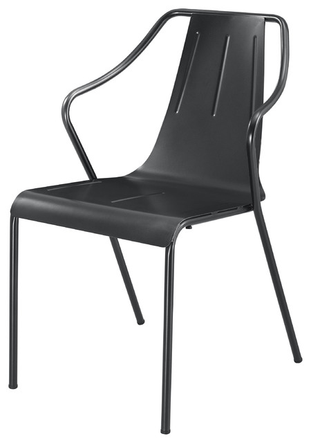 Callum Metal Chair, Set of 4 - Industrial - Dining Chairs - by New ...