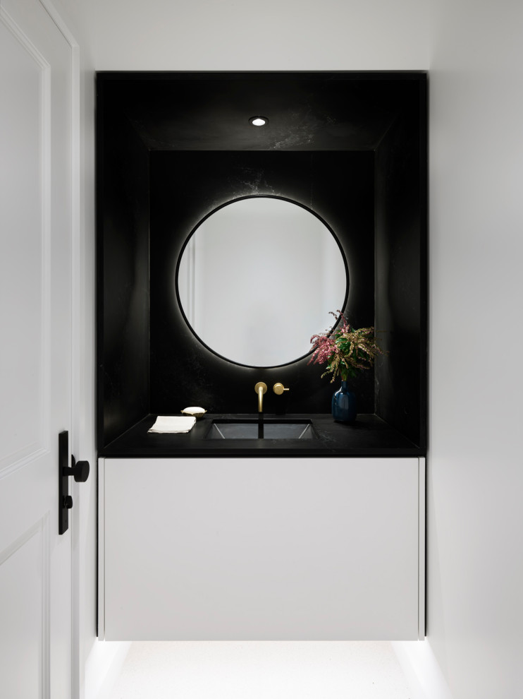 House of Light and Shadow - Victorian - Powder Room - San Francisco ...