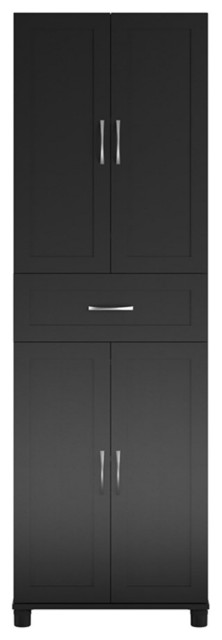 Systembuild Evolution Lory Framed Storage Cabinet with Drawer in Dove ...