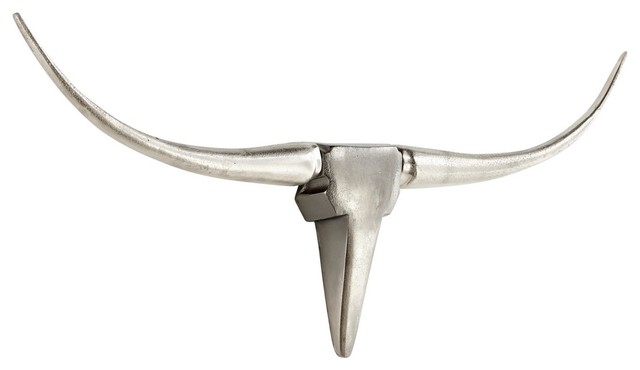 Cyan Longly Wall Art, Raw Nickel - Southwestern - Metal Wall Art - by ...