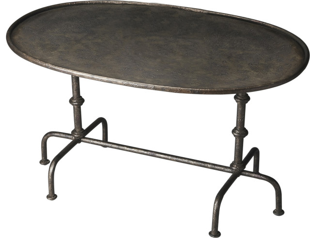 Kira Metal Cocktail Table - Industrial - Coffee Tables - by HedgeApple ...