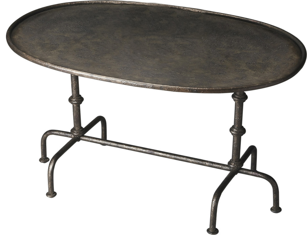 Kira Metal Cocktail Table - Industrial - Coffee Tables - by HedgeApple ...