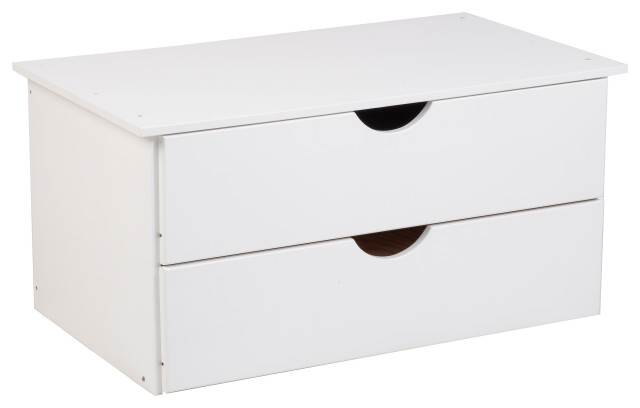 100% Solid Wood 2-Drawer Internal Chest for Cosmo 4-Door Wardrobe ...