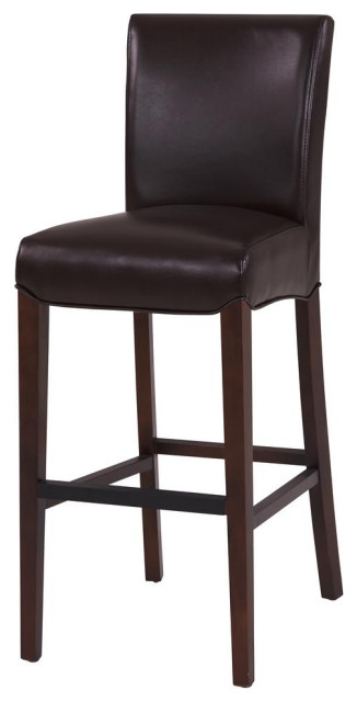 Milton Bonded Leather Bar Stool - Contemporary - Bar Stools And Counter Stools - by BisonOffice ...