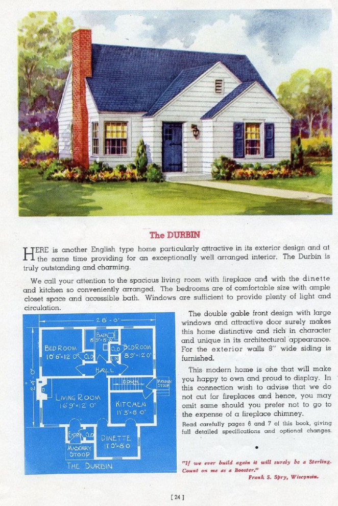 Antique Small House Plans