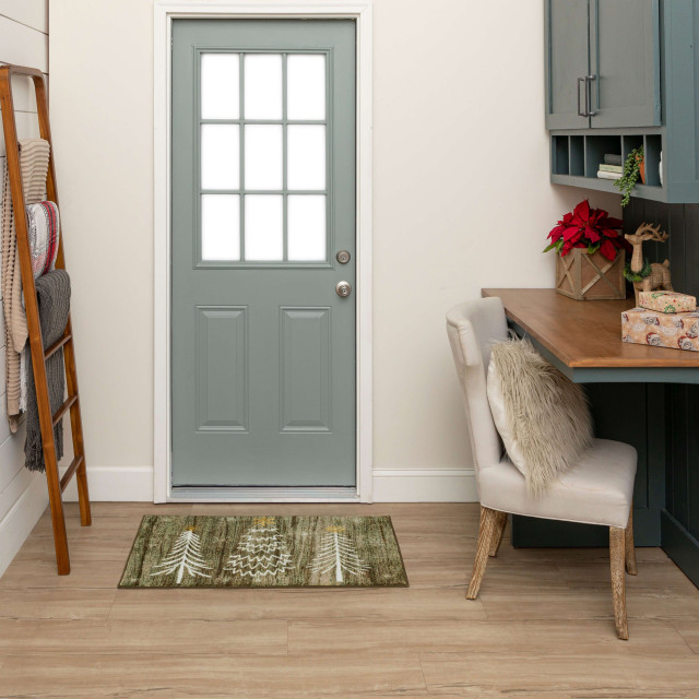 Mohawk Home Barnwood Wonderland Driftwood 1' 6" x 2' 6" Kitchen Mat, 2 ...