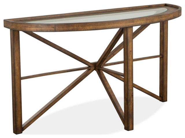 Magnussen T5083 Kirkpatrick Demilune Sofa Table - Transitional ...