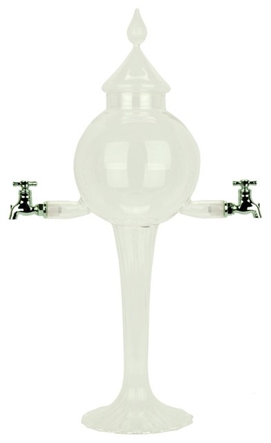 Globe Glass Absinthe Fountain, 2 Spout - Traditional - Beverage ...