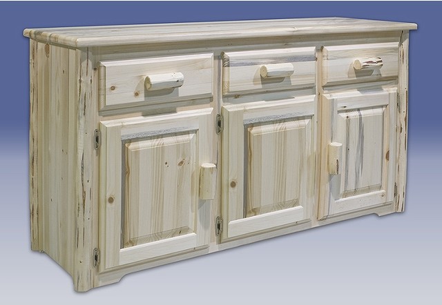 Montana Sideboard (Unfinished) - Rustic - Buffets And Sideboards - by ...