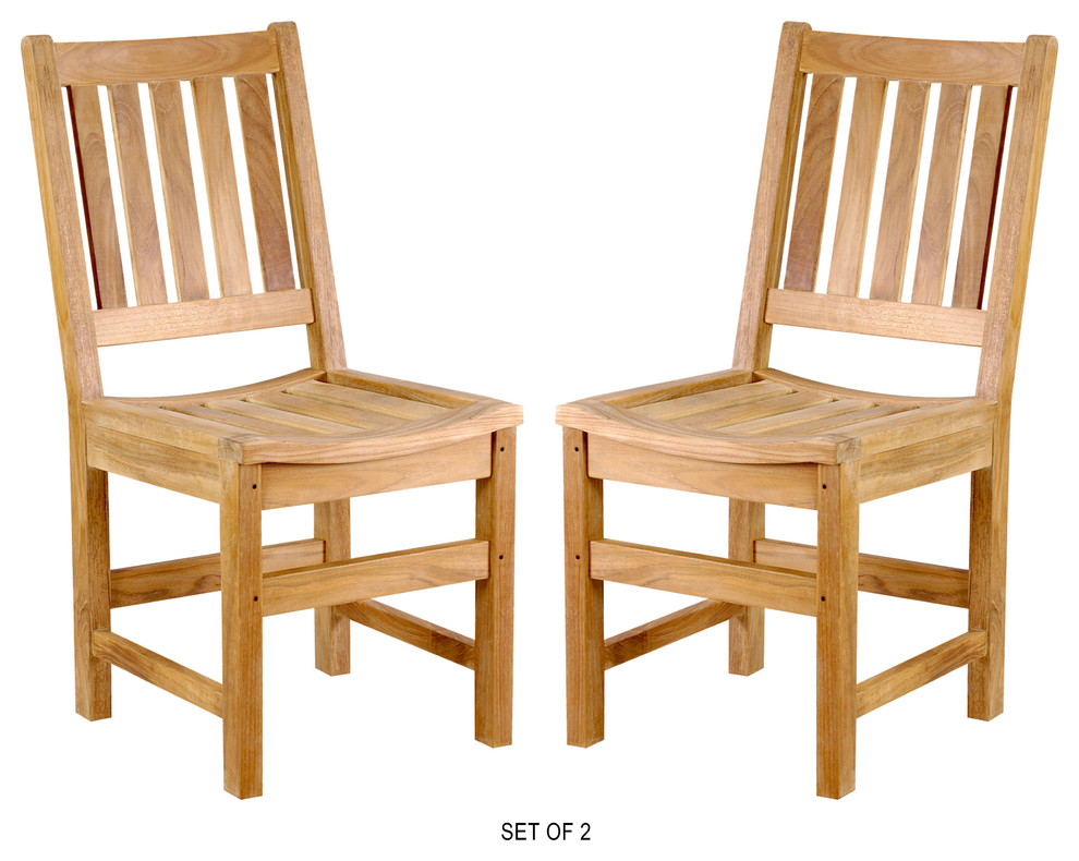 Balboa Side Chair, Set of 2 - Transitional - Outdoor Dining Chairs - by ...