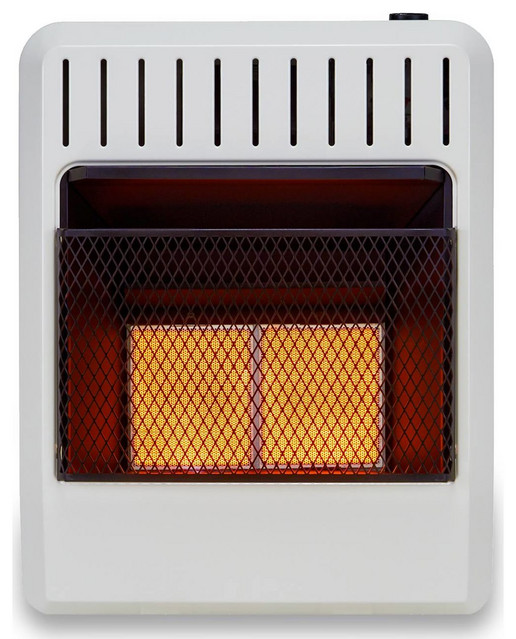 Avenger Dual Fuel Ventless Infrared Gas Heater With Base, 20,000 BTU, T ...
