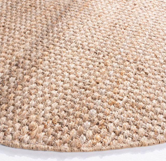 Safavieh Natural Fiber Nf401A Rug, Natural, 7' Round - Beach Style ...