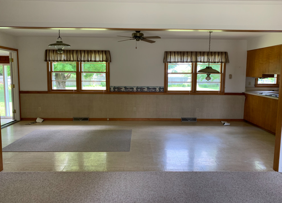 Kitchen countertops higher than window?