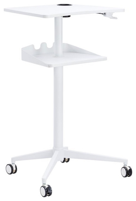 Safco Products 1944 VUM Pneumatic Height-Adjustable Stand-Up Mobile ...